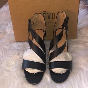 Crevo | Shoes | Crvo Tallulah Leather Heeled Sandals | Poshmark